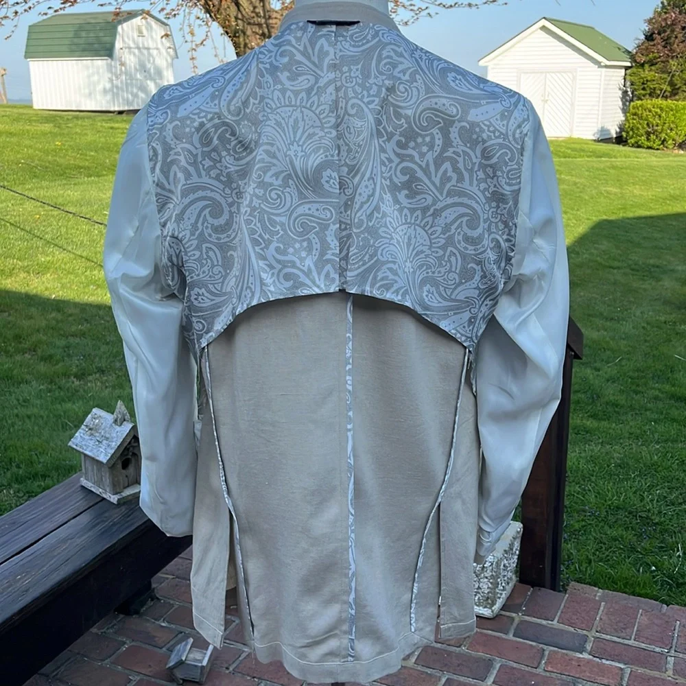 Alan Flusser | Suits & Blazers | Nwt Alan Flusser Linen Blend Creambone ...